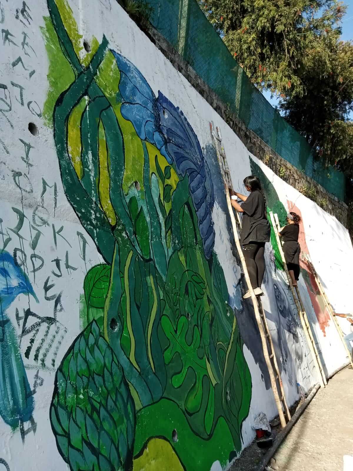 Photo Story: Wall Art on Climate Change by Radio Kotagiri - Keystone ...